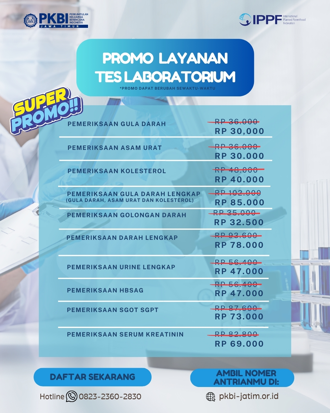 Alasan Penting Berpuasa Sebelum Cek Laboratorium! – PKBI Jawa Timur